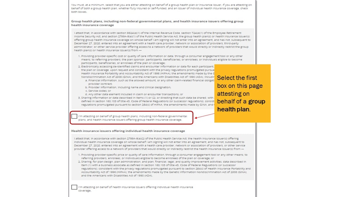 Health Plan Gag Clause Attestation Submission Reference Guide