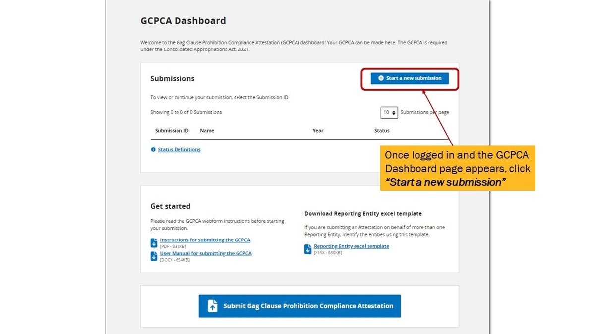 Group Health Plan Gag Clause Attestation 2024 Submission Reference Guide
